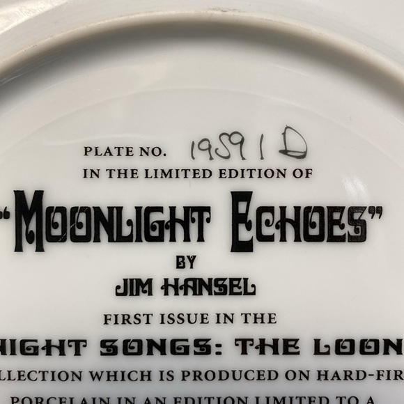 The Bradford Exchange | Art | Bradford Exchange Moonlight Echoes Plate ...